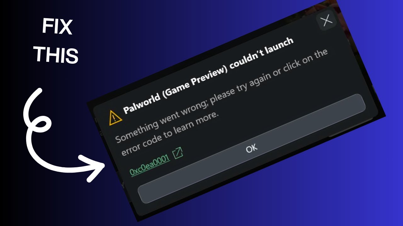 How to Fix PalWorld couldn't launch - YouTube