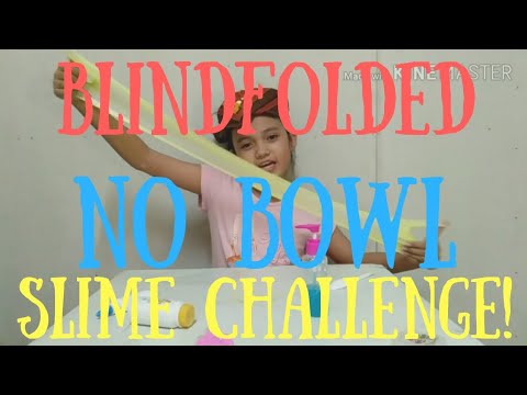Blindfolded x No Bowl Slime Challenge! | Ariana Kendra - YouTube
