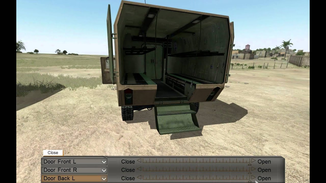 VBS2 - Vehicle Animations Example 1 - YouTube