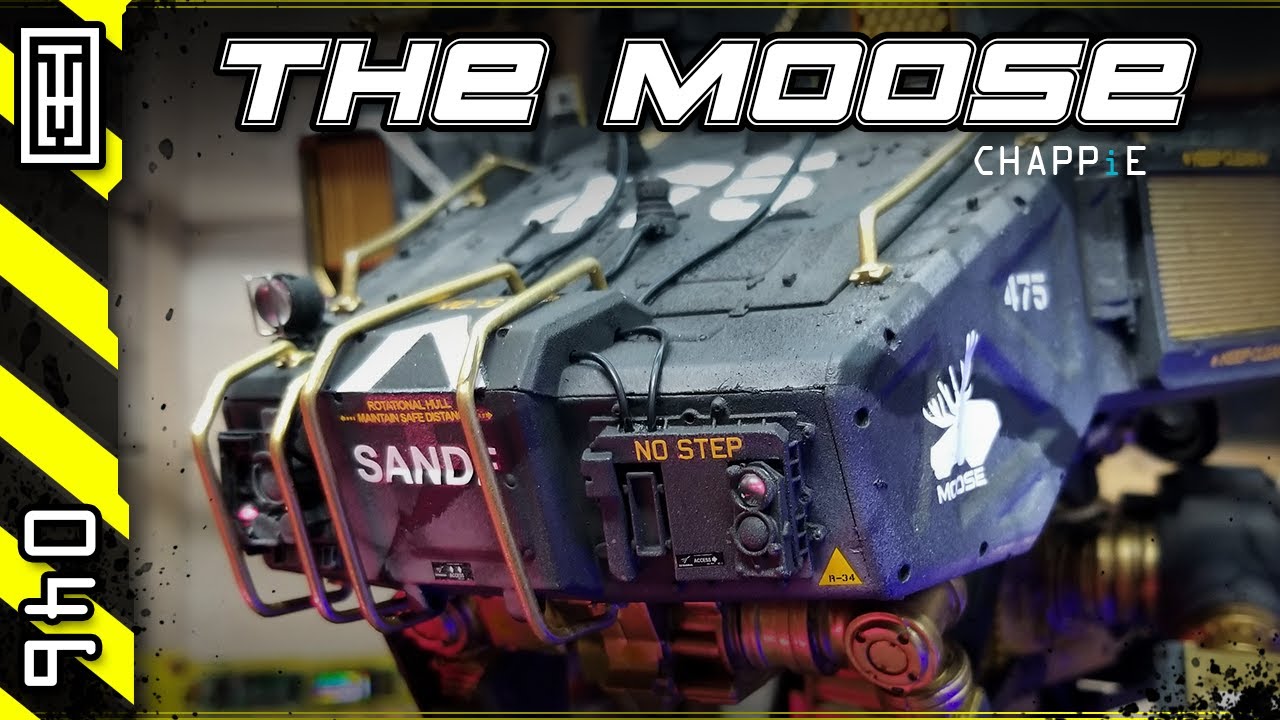 🤖 200+ Hours It's Finally Done!! - CHAPPiE \ MOOSE - Resin Model Kit ...