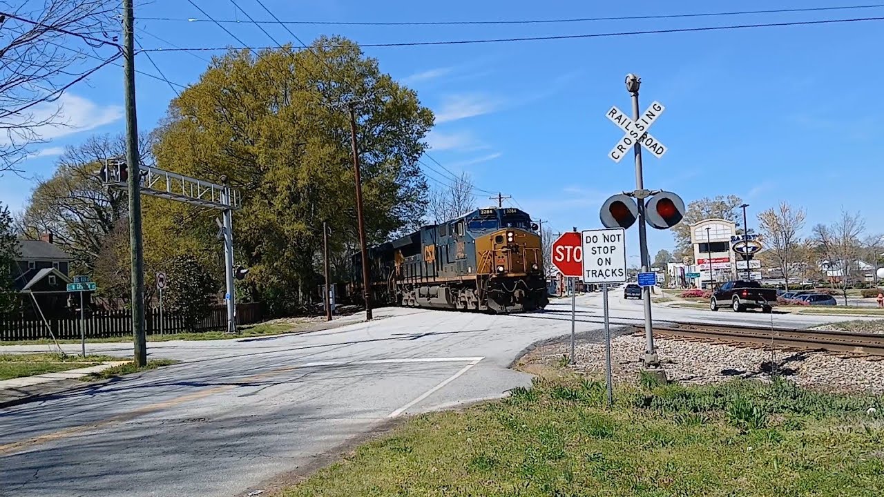 South Main Street Railroad Crossing Woodruff SC - YouTube