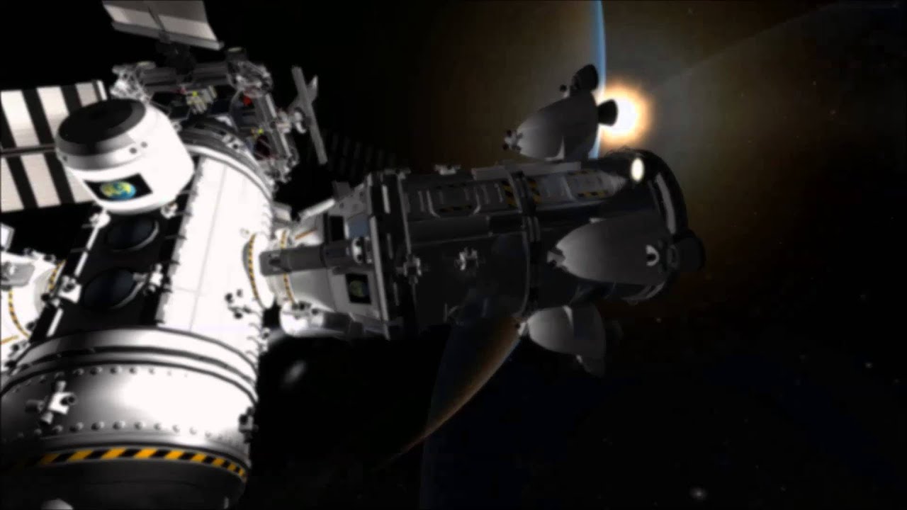 Kerbal Space Program, Simple example of Docking in Orbit. - YouTube