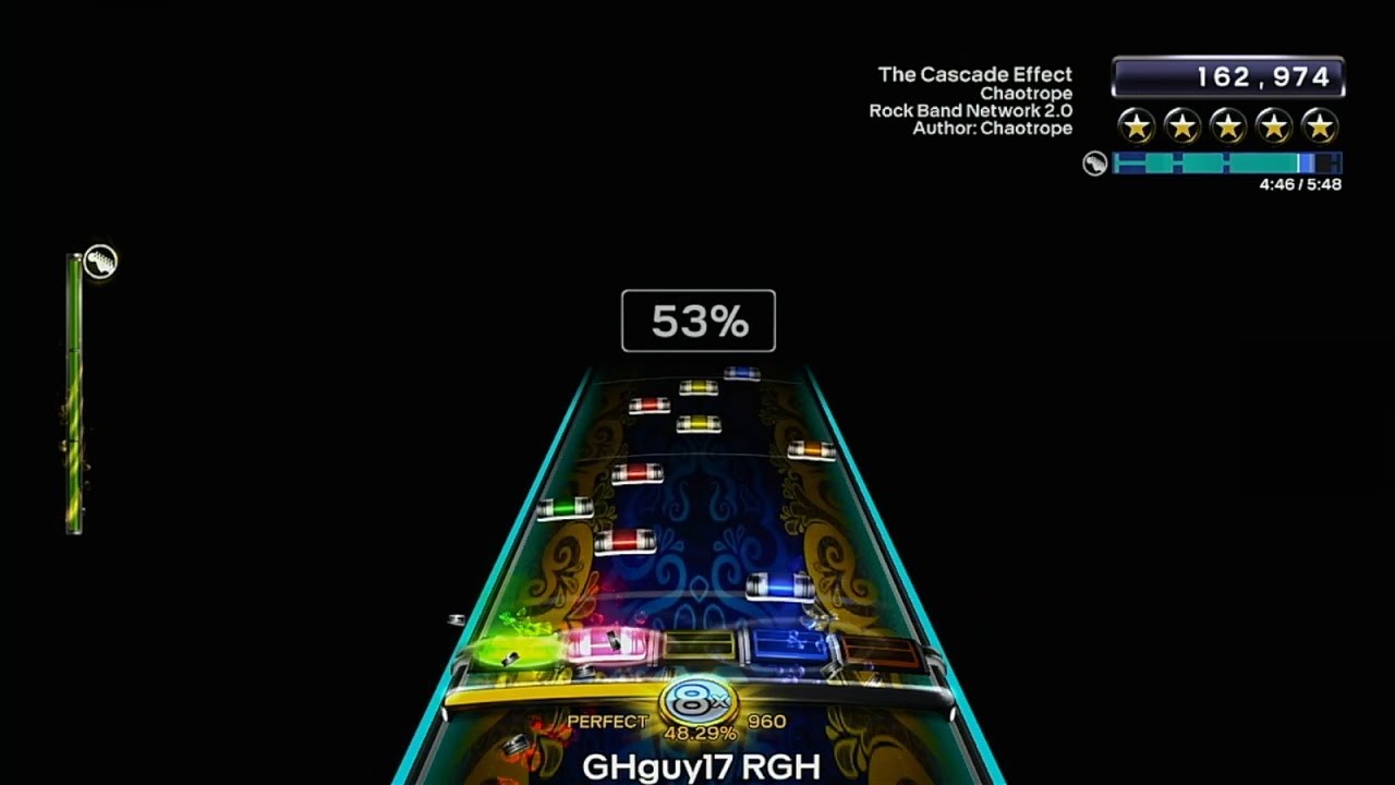 Rock Band 3 "The Cascade Effect" Expert Guitar 100% FC (231,373) - YouTube