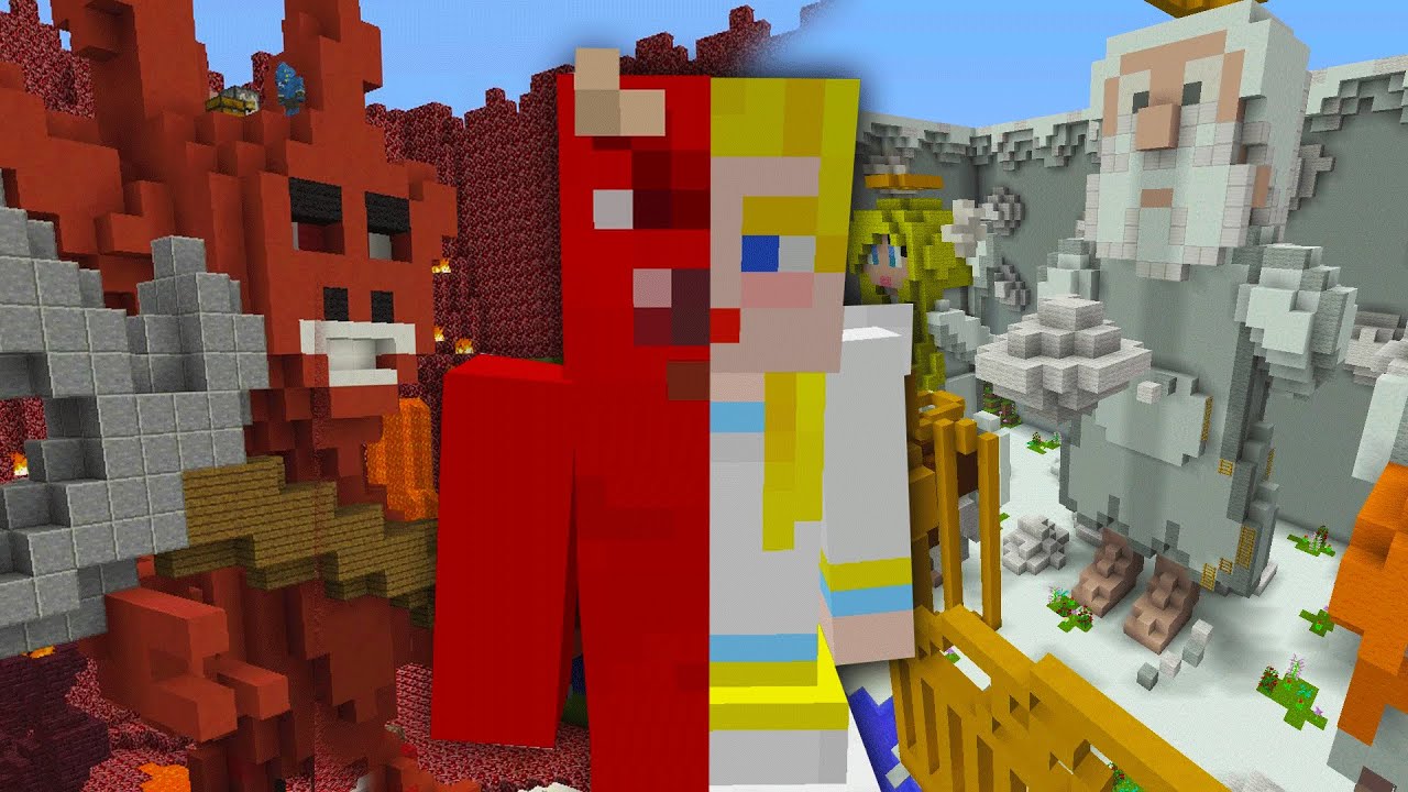 Heaven VS Hell | Hide and Seek | Minecraft Xbox - YouTube