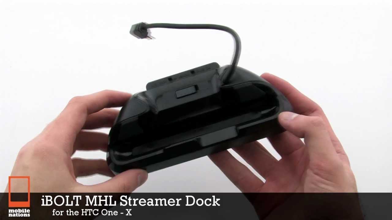 iBOLT MHL Streamer Dock for HTC One X - YouTube