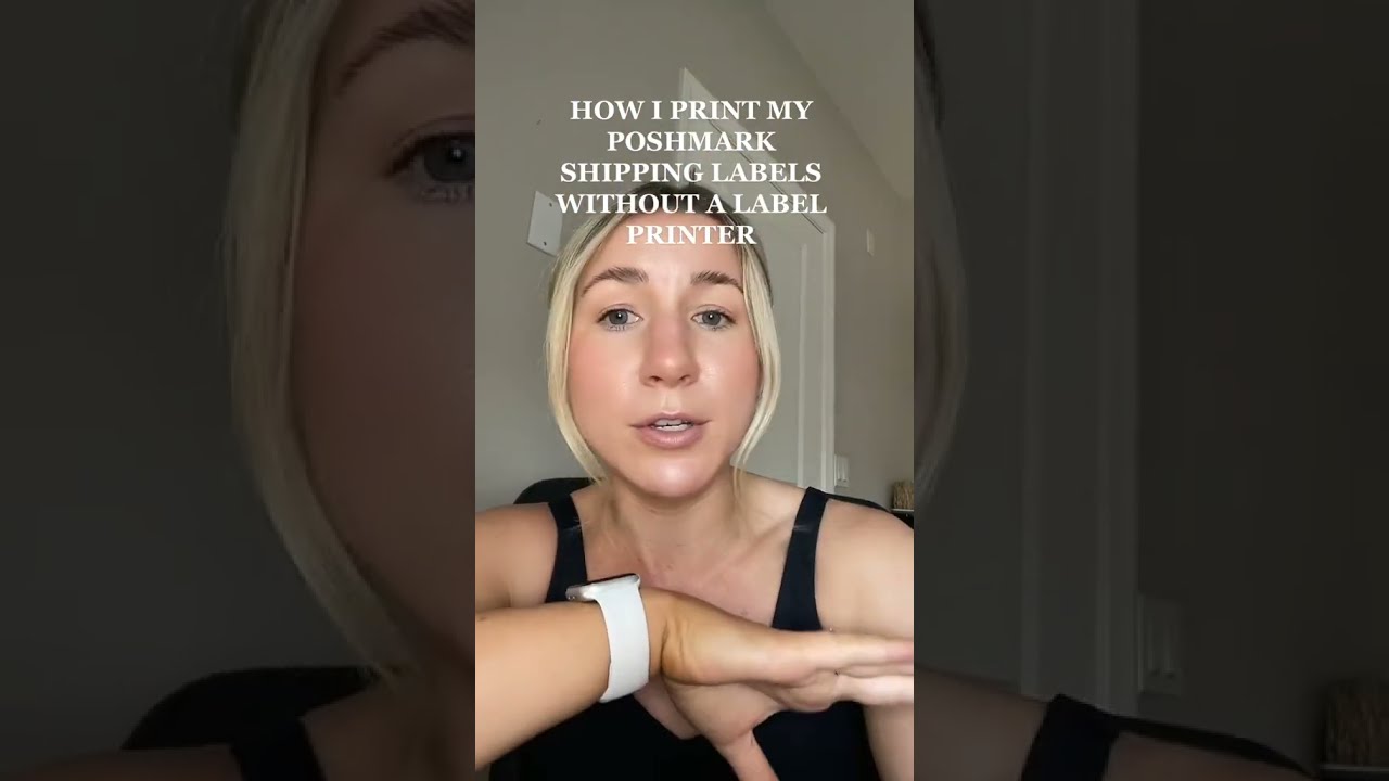 How To Print Poshmark Shipping Labels Without A Label Printer YouTube How To Print Poshmark Shipping Labels Without A Label Printer YouTube