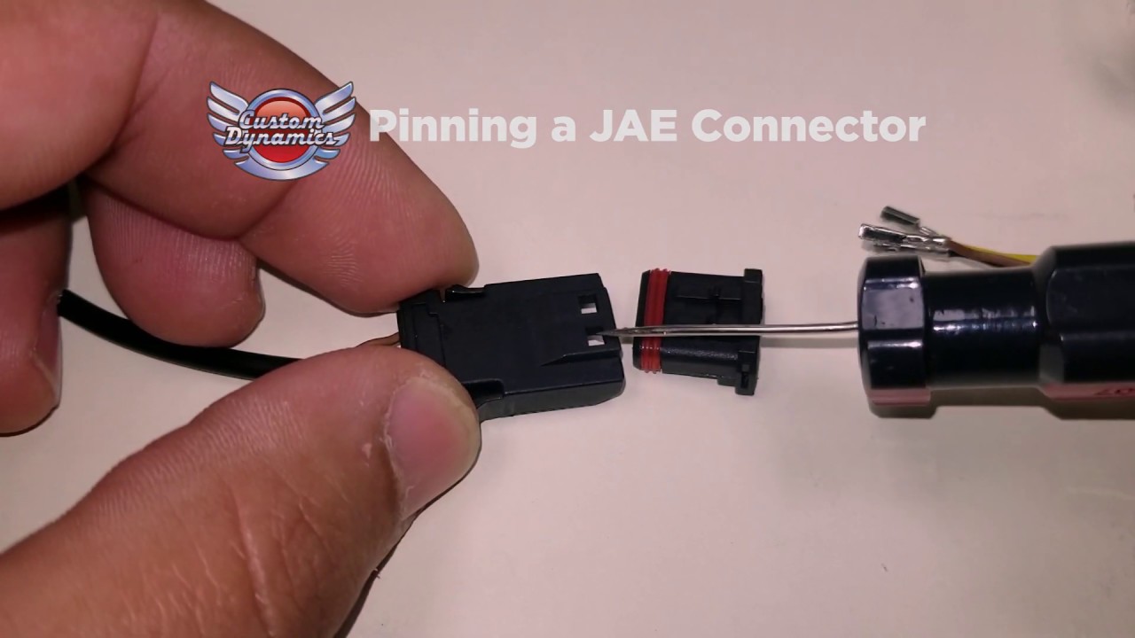 How to Pin a JAE Plug Connector with Pre-Pinned Wires ️ - YouTube