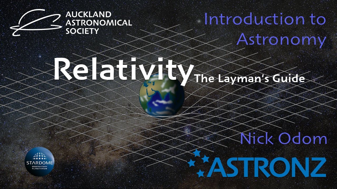 Relativity - The Layman's Guide -by guest speaker Nick Odom - August ...