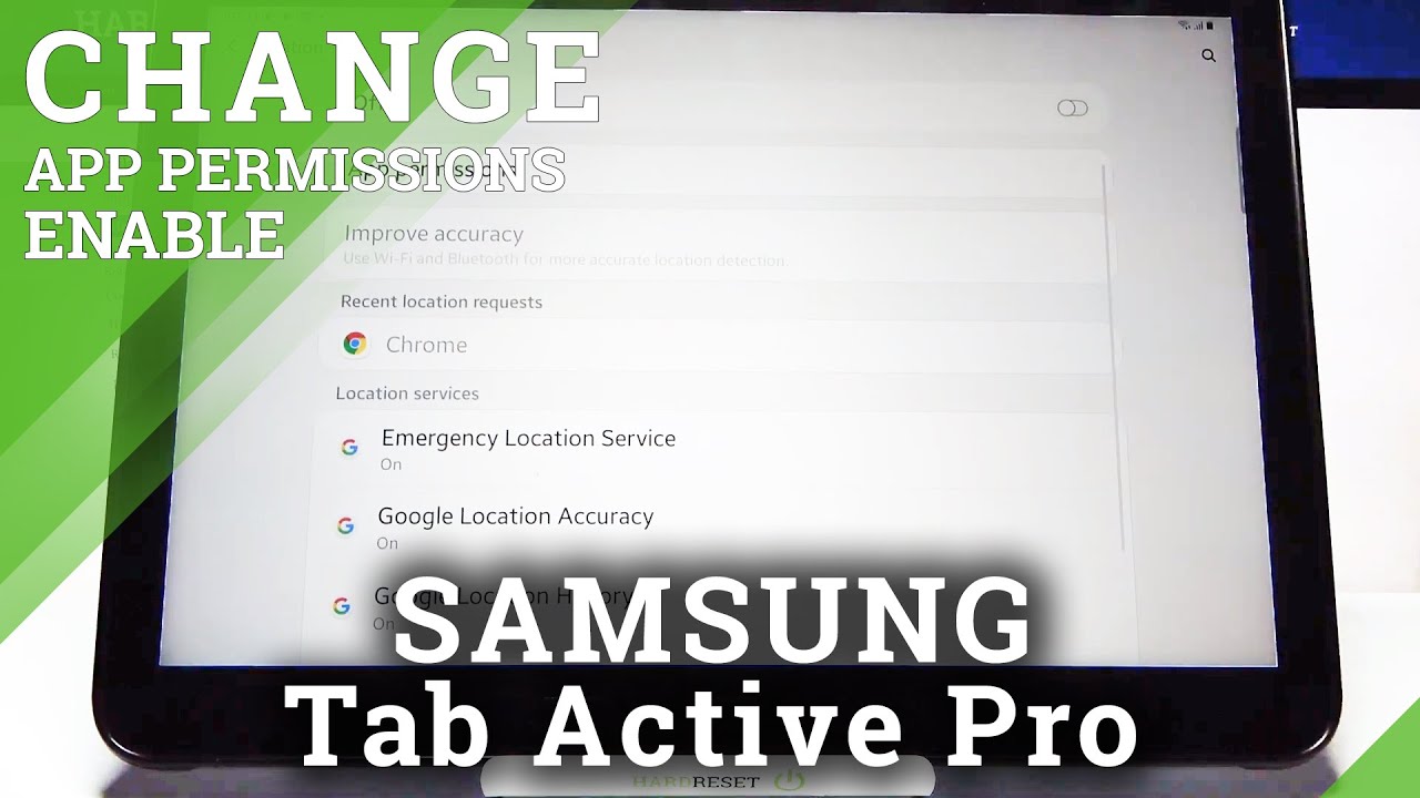 How to Customize App Permission in SAMSUNG Galaxy Tab Active Pro ...