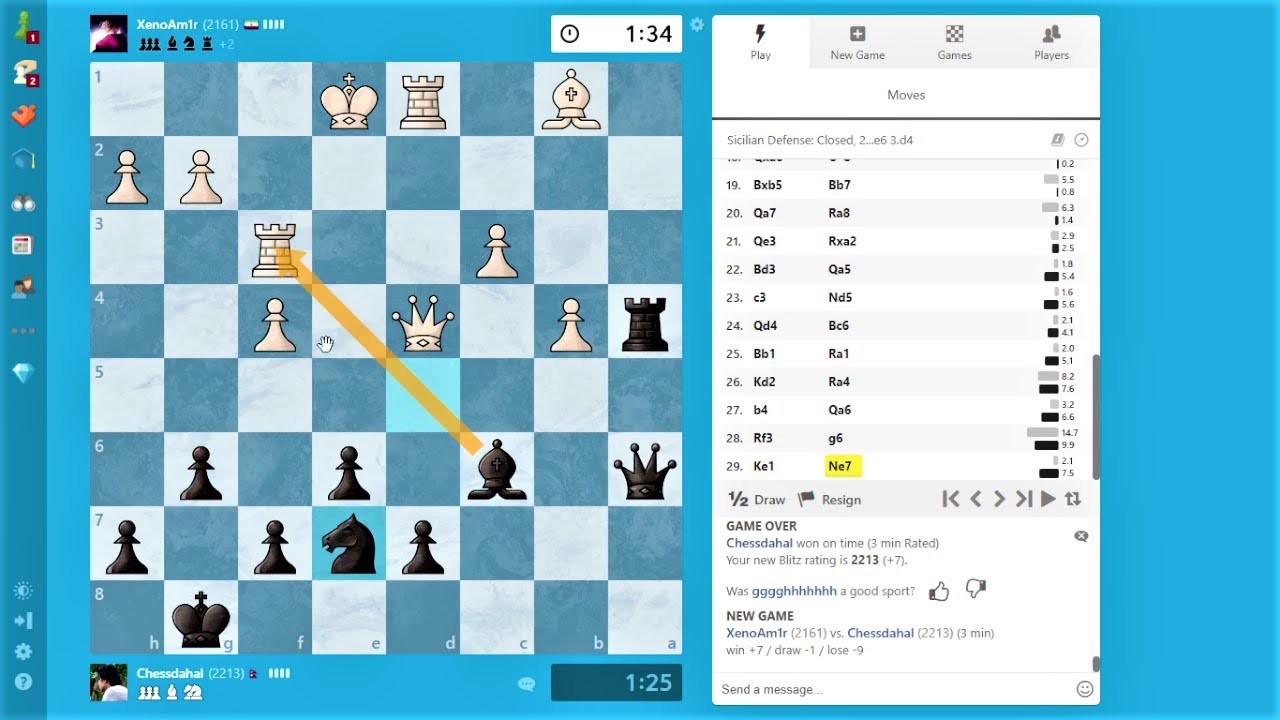 Playing Chess.com Blitz - YouTube