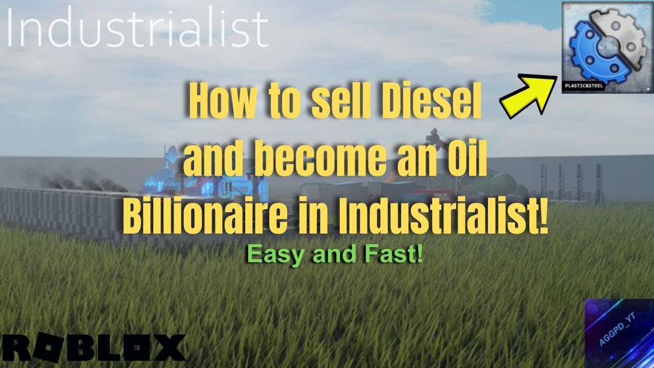 Tutorial:⭐EASY⭐ How to make Diesel and become an Oil Billionaire ...