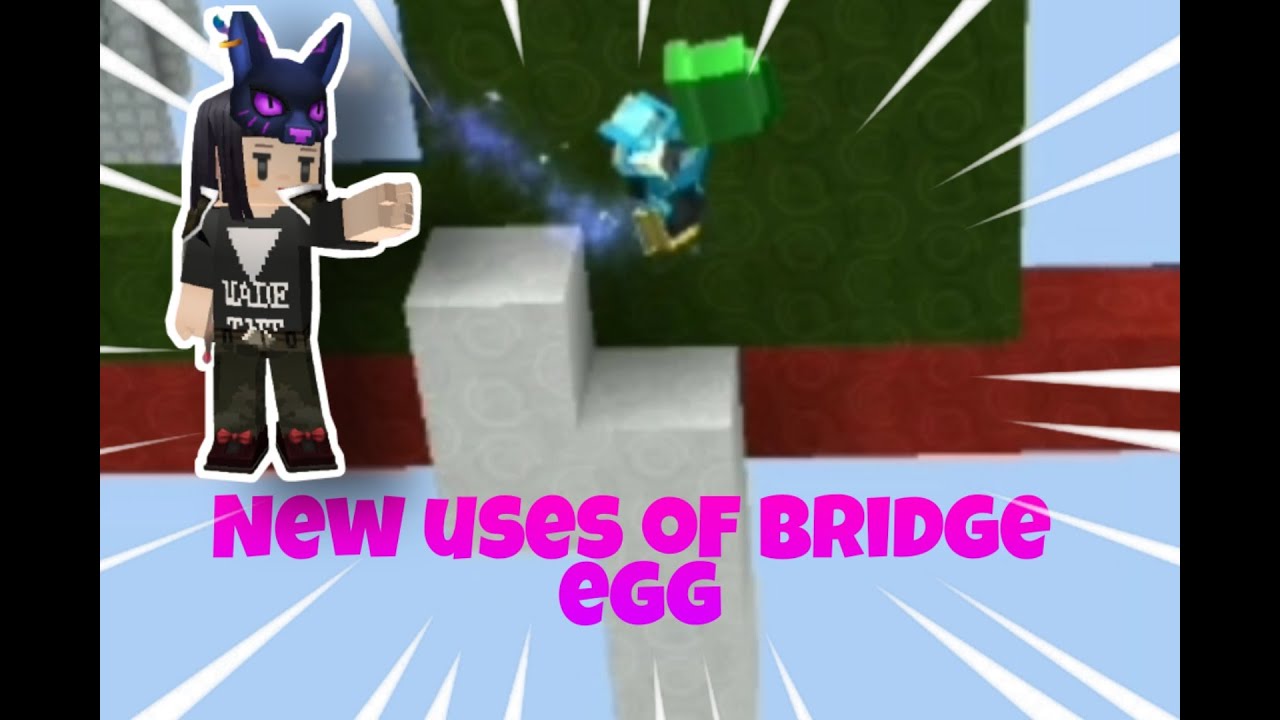 How to use bridge egg to safe your life in bedwars BMGO! ! ! - YouTube