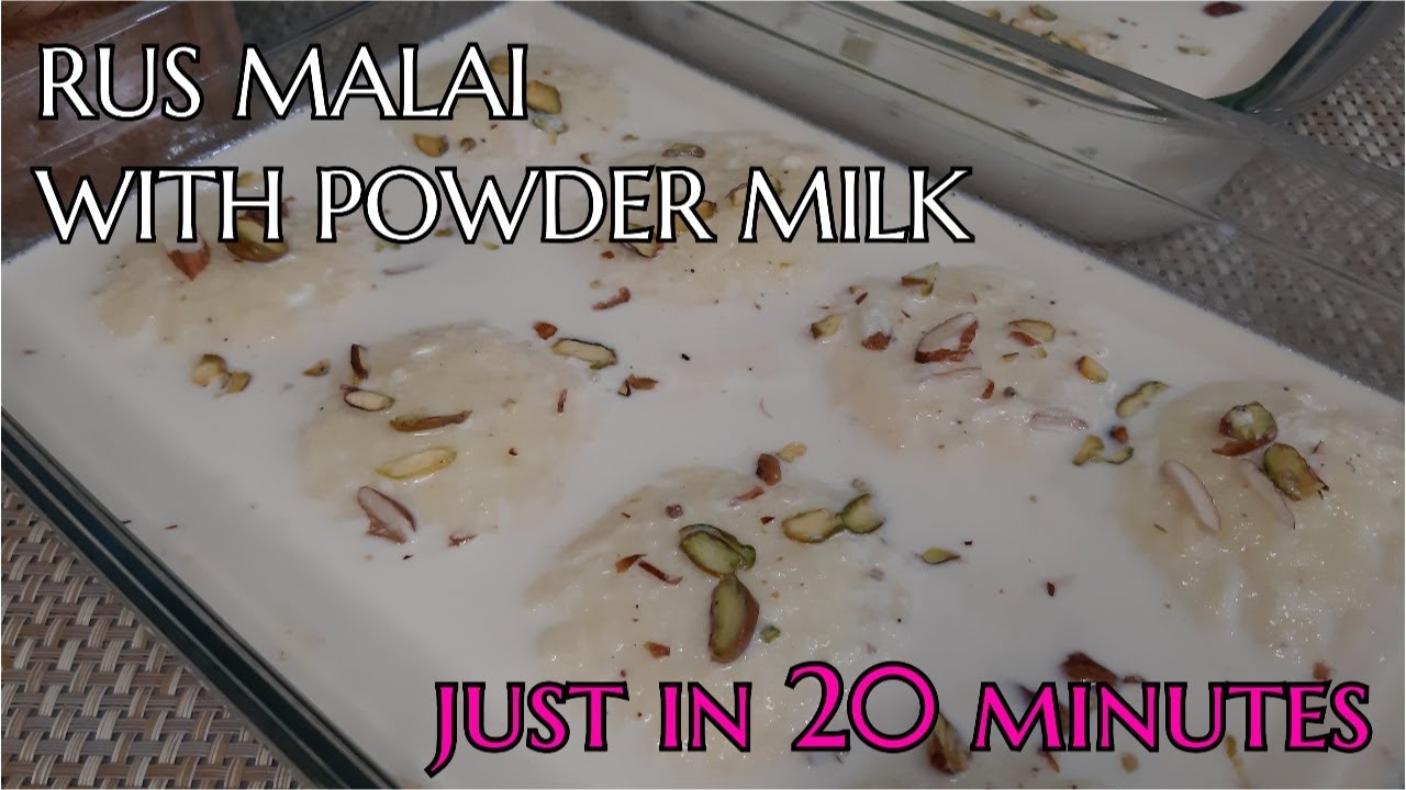 RUS MALAI ....IN JUST 20 MINUTES #easypowdermilk recipe - YouTube