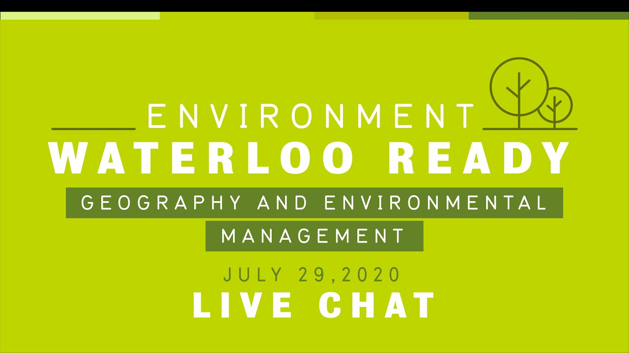 Environment Live Chat – Geography and Environmental Management - YouTube