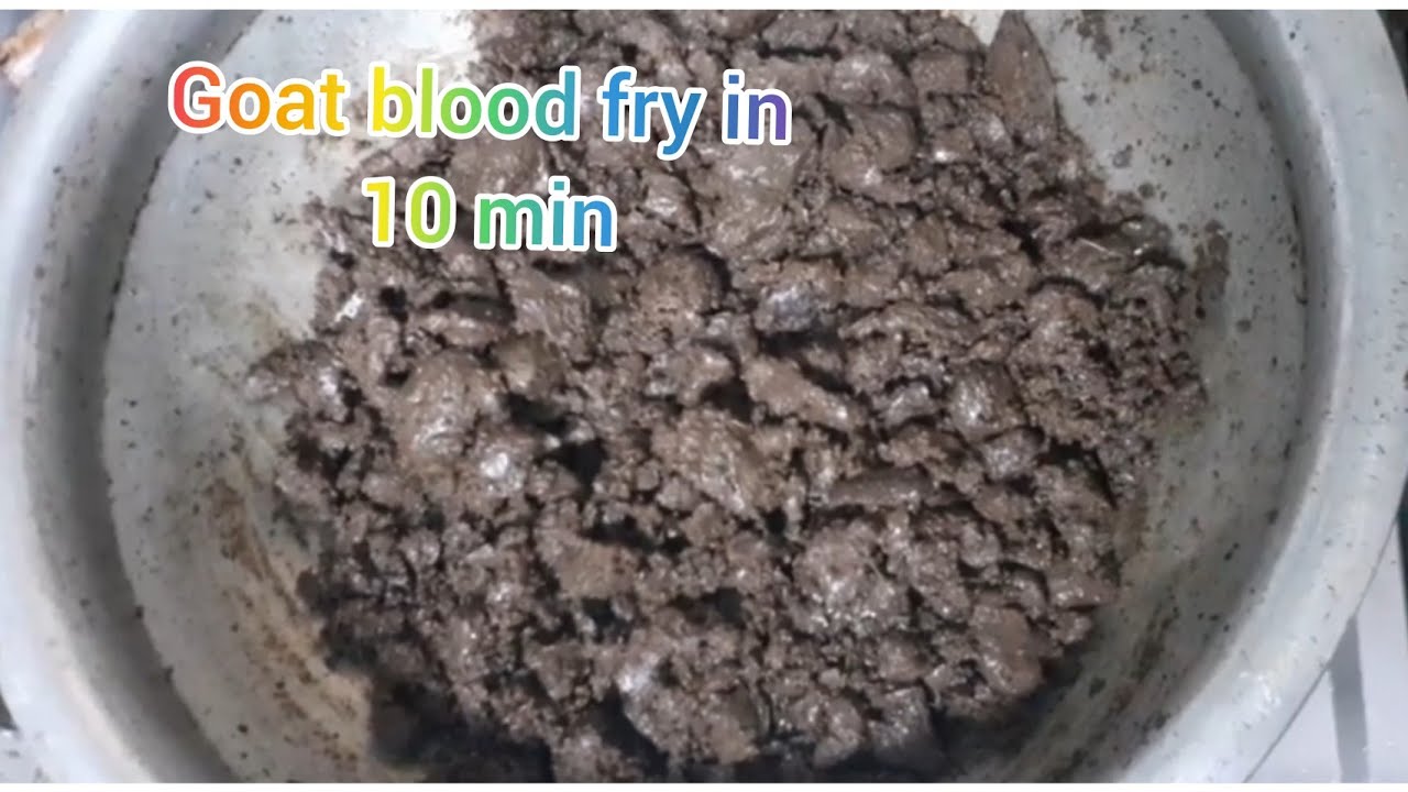 Goat Blood Fry in Telugu | Lamb Blood Fry | నల్ల ఫ్రై చేయండి సైడ్ డిష్ ...