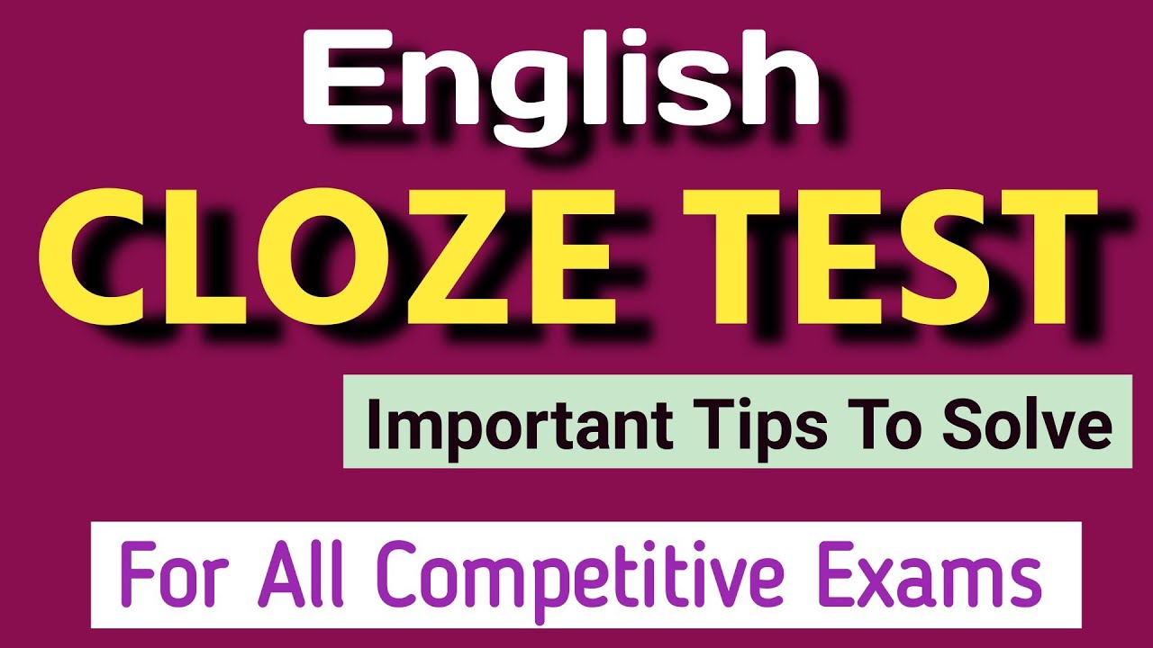 CLOZE TEST | English CLOZE Test | Cloze Test Tricks for ADRE 2.0 # ...