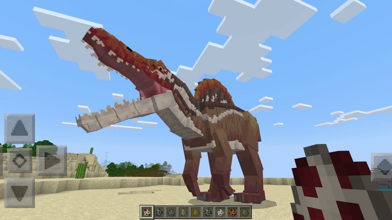 Dinosaurs The Craft Cretaceous ADDON in Minecraft PE - YouTube