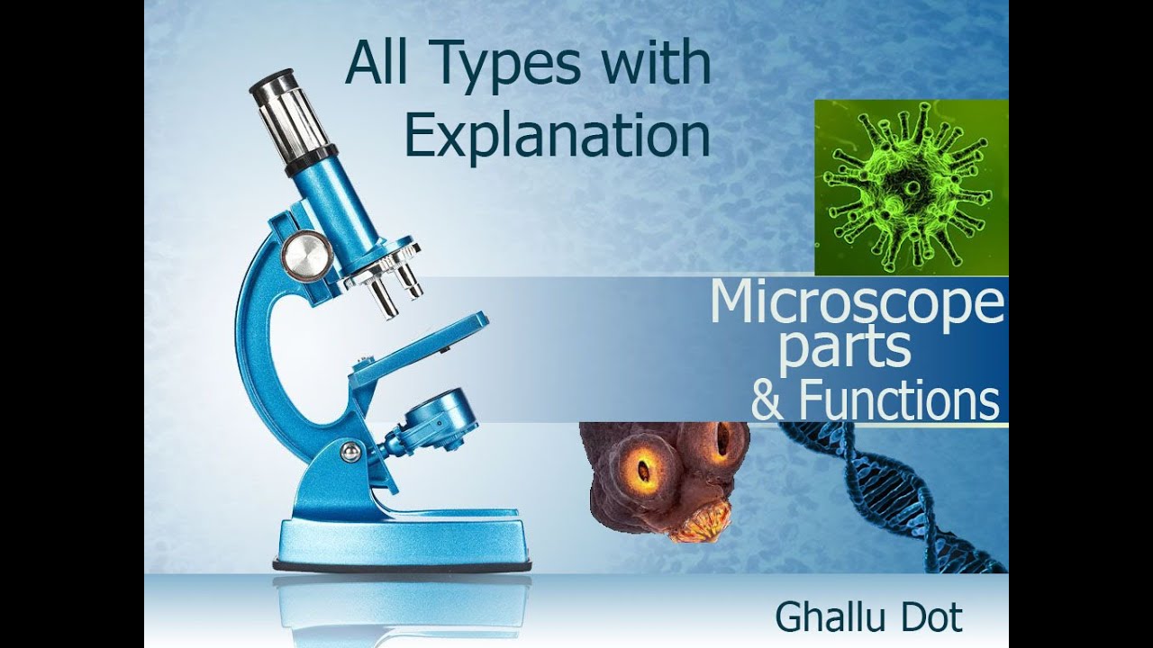 microscope parts and functions including brightfield and darkfield ...