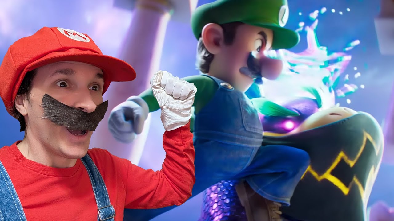 Super Mario Reacts to the 2nd Mario Galaxy Movie Trailer! - YouTube
