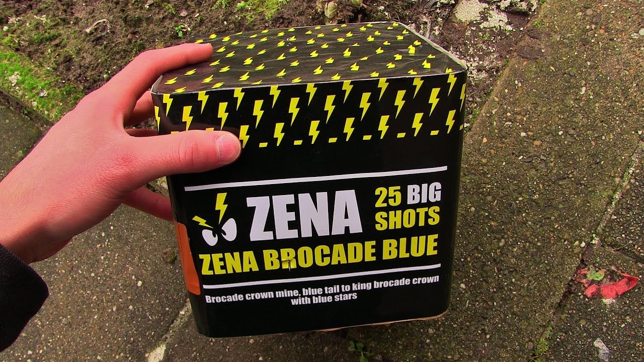 Zena Brocade Blue - Zena Vuurwerk - YouTube