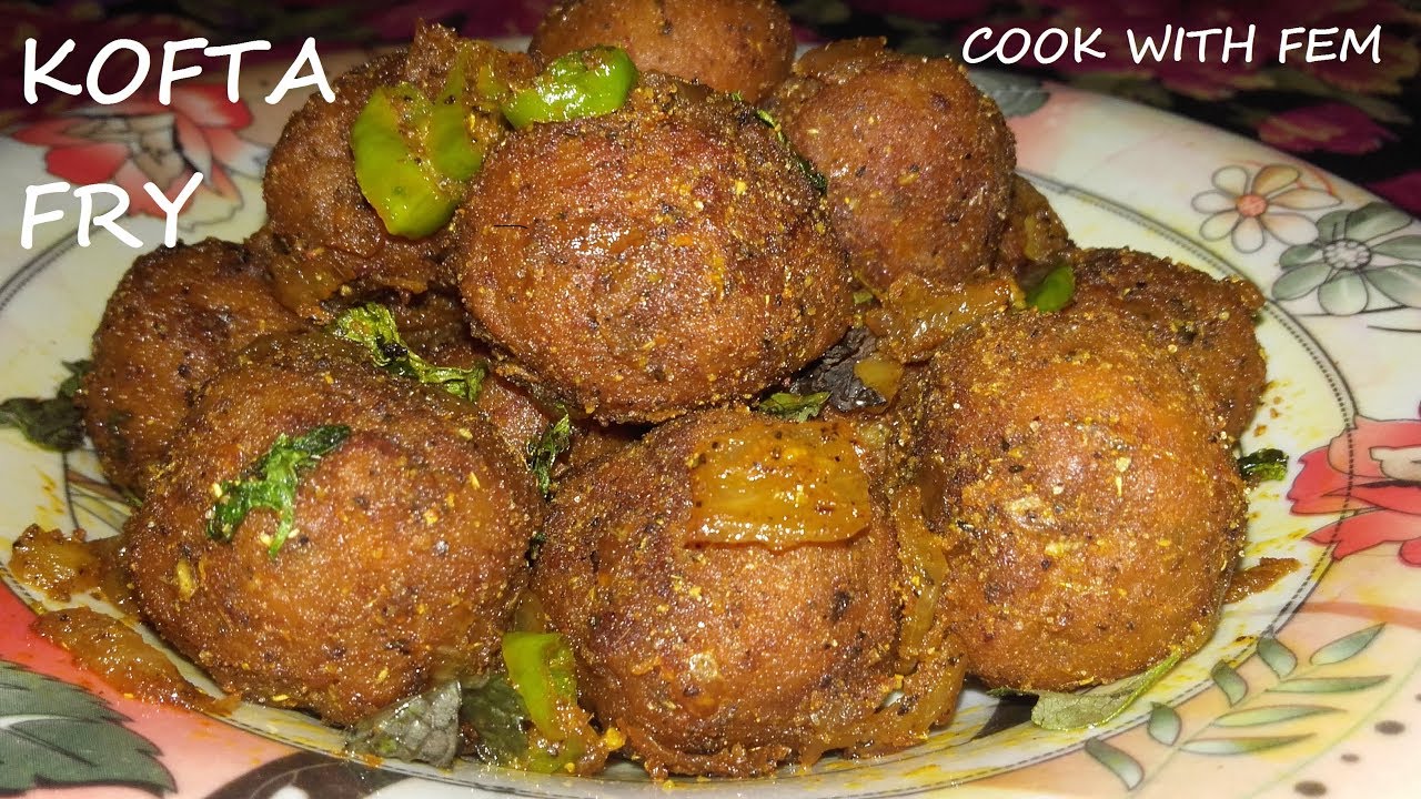 Kofta Fry Recipe | Dry Mutton Kofta | Mutton Meatballs | Smooth ...