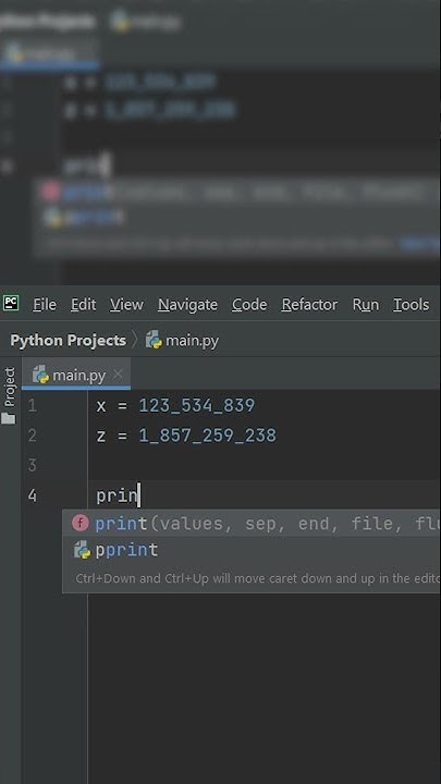 A cool trick with big numbers in Python #shorts - YouTube
