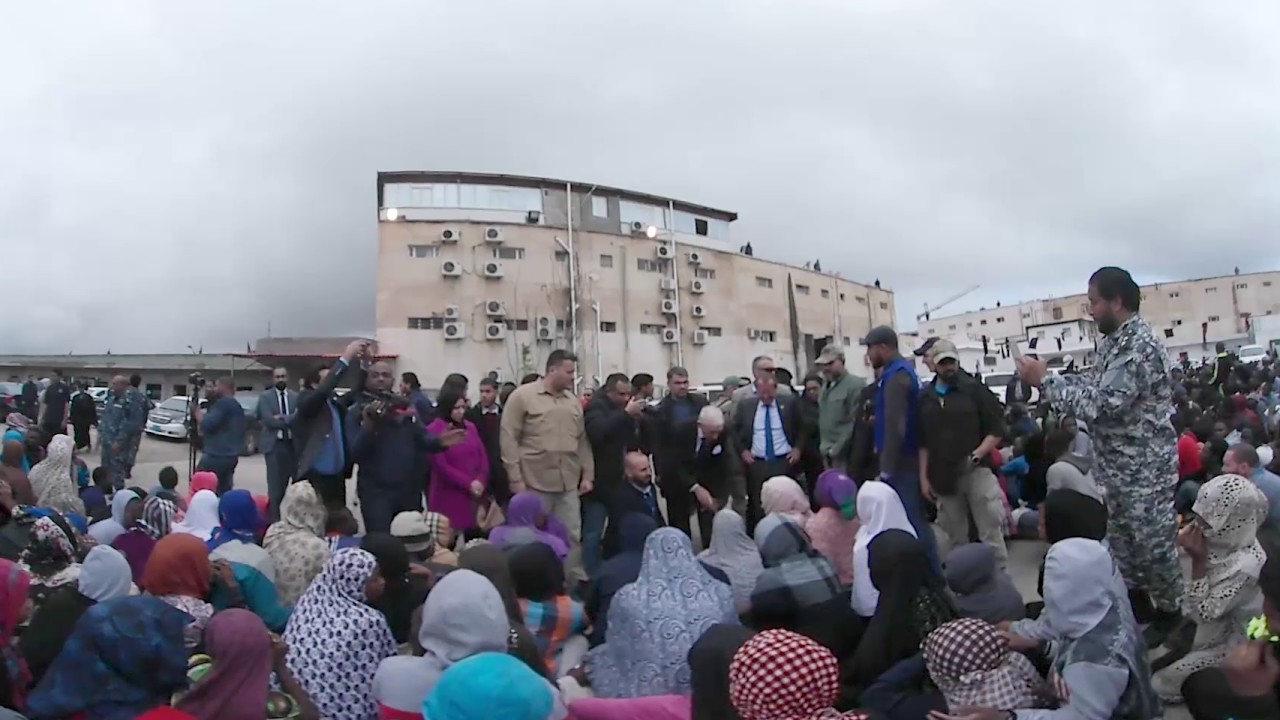 Visit to Detention Centers in Libya - YouTube