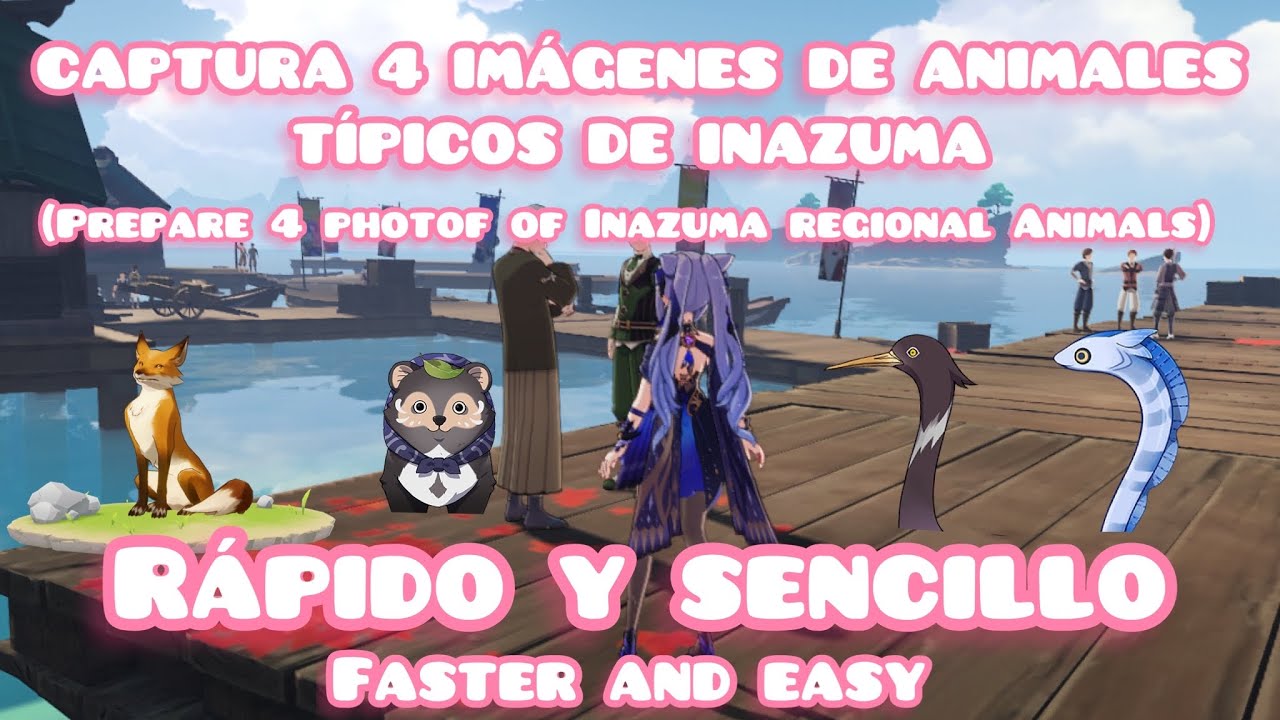 CAPTURA 4 IMÁGENES DE ANIMALES TÍPICOS DE INAZUMA - Genshin Impact ...