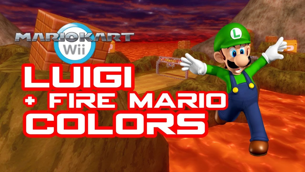 NEW TEXTURE RELEASE || Luigi with Fire Mario colors!! - YouTube