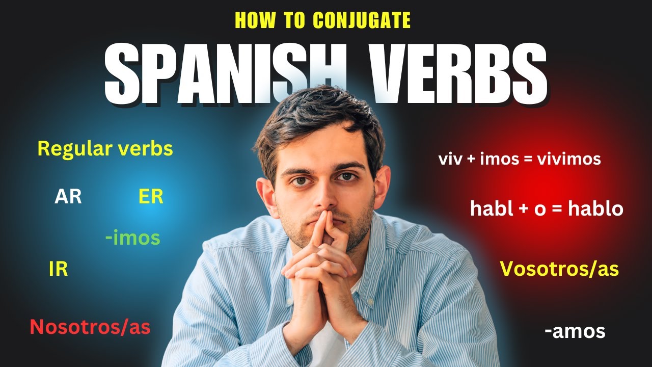 How to conjugate Spanish Regular verbs in the present tense - YouTube