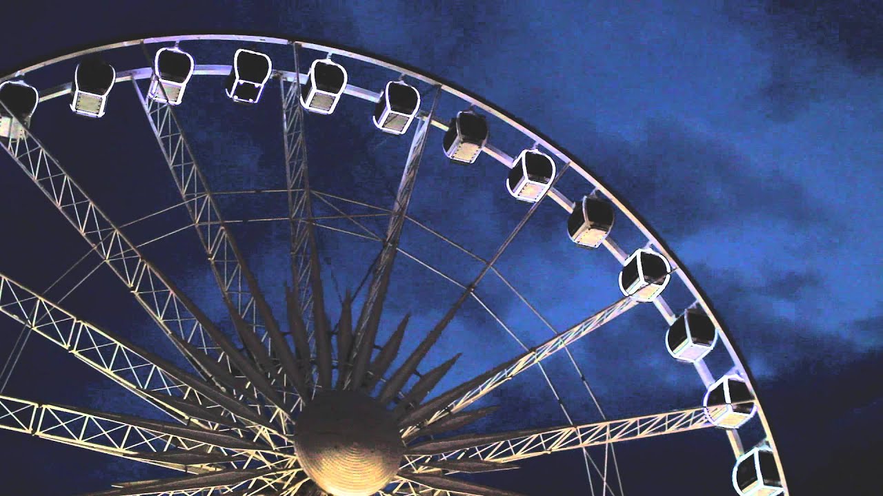 Brighton Eye at night using canon 60d - YouTube