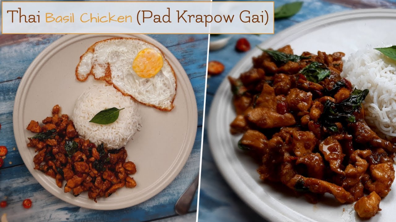 Thai Basil Chicken | Pad Krapow Gai | Pad Kra Pao Gai | Thai Recipes ...