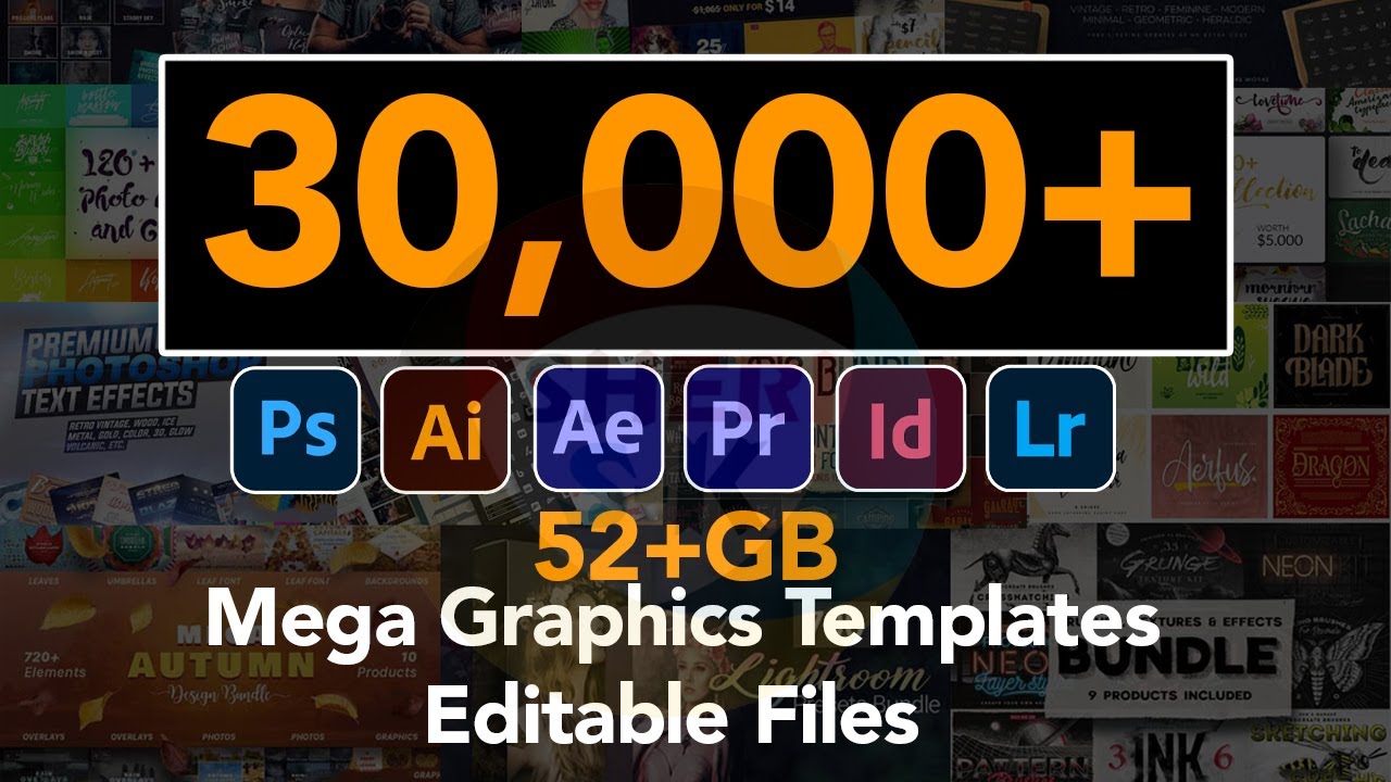 30000+ Mega Graphics Templates Editable Files Mega Graphics Bundle ...