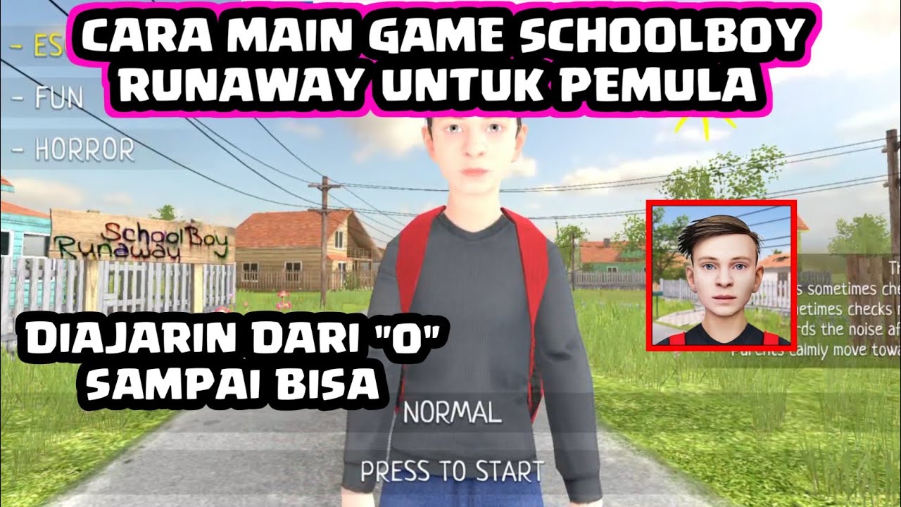 Cara Main SchoolBoy Runaway Pemula Baru Install - Tutorial Game ...