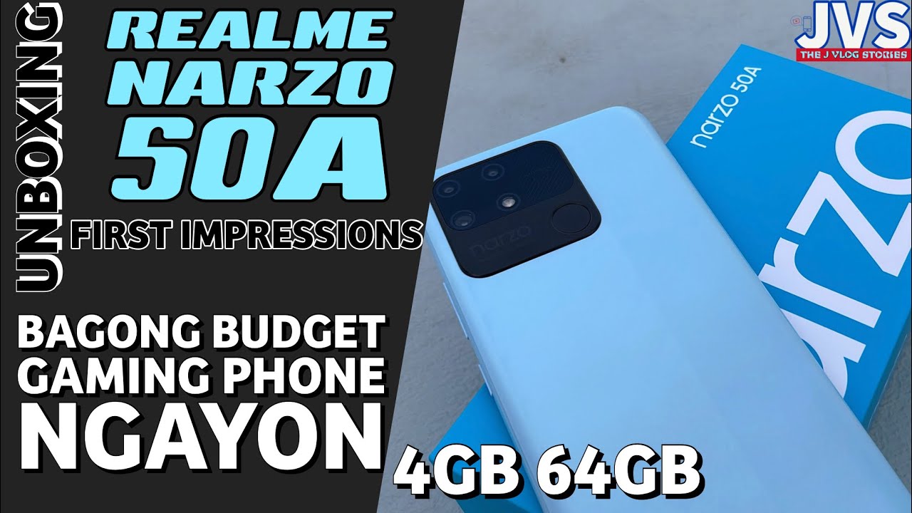 realme narzo 50A Unboxing and First Impressions - Filipino | Mediatek ...