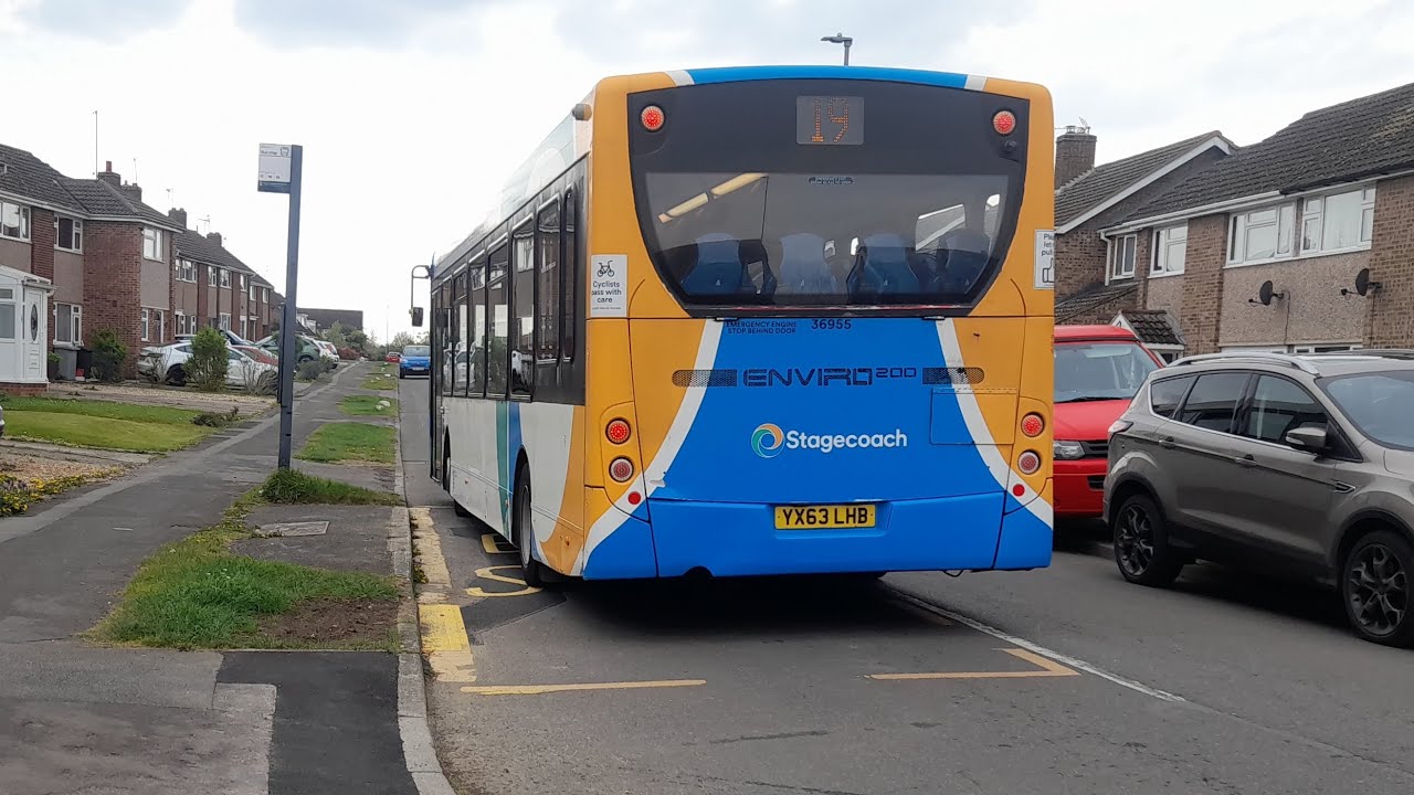 Stagecoach Midlands 36955 YX63 LHB - YouTube