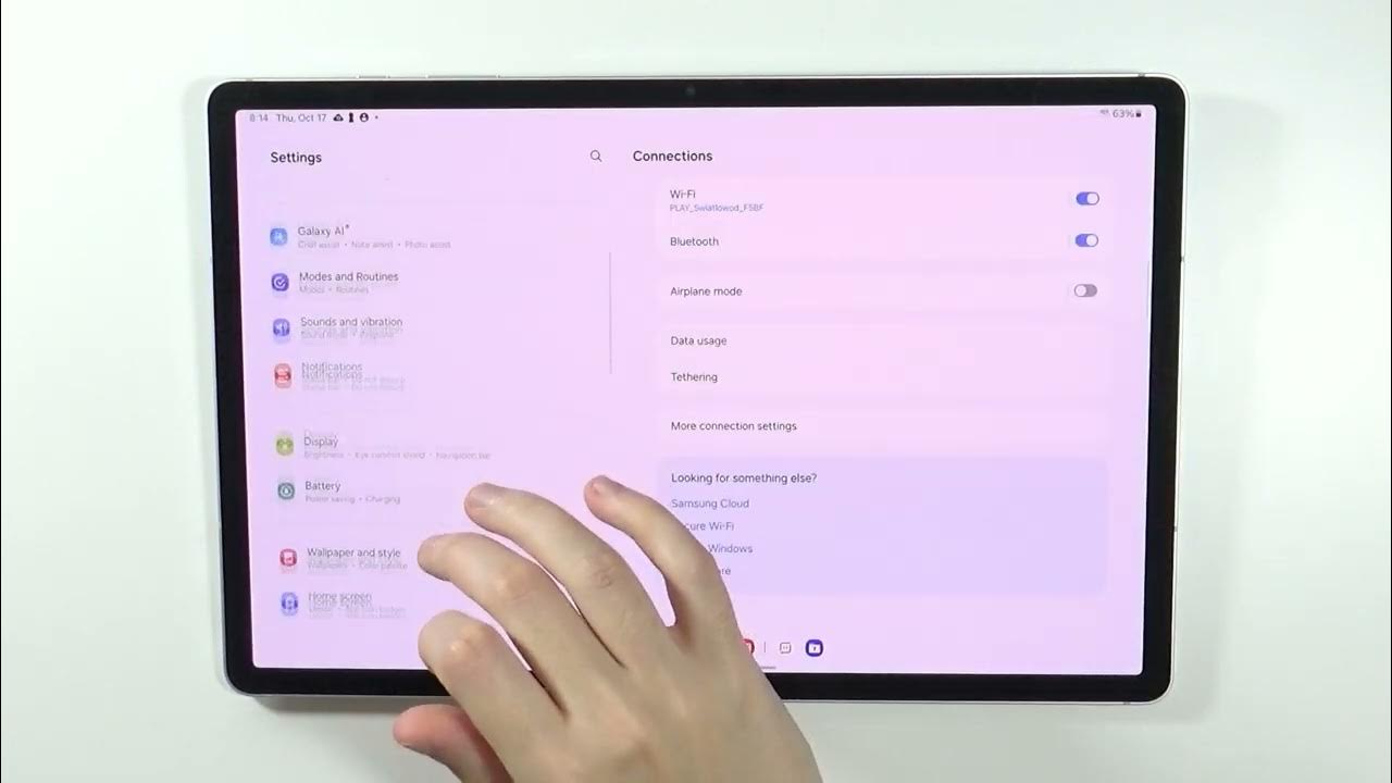 Samsung Galaxy Tab S10+/S10 Ultra: How to Change System Navigation (Buttons or Swipe Gestures ...