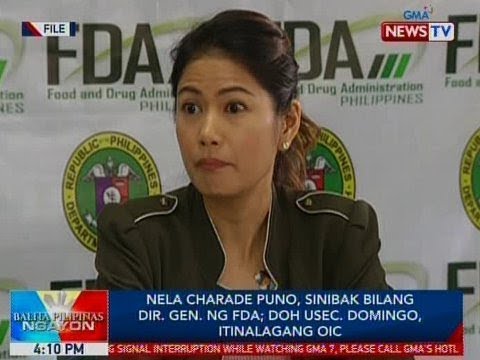 BP: Nela Charade Puno, sinibak nilang Dir. Gen. ng FDA - YouTube