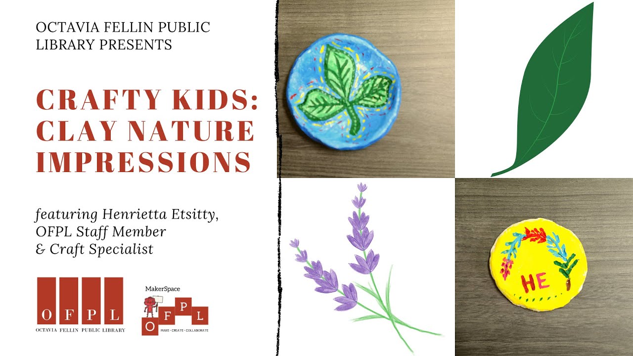 Clay Nature Impressions - YouTube