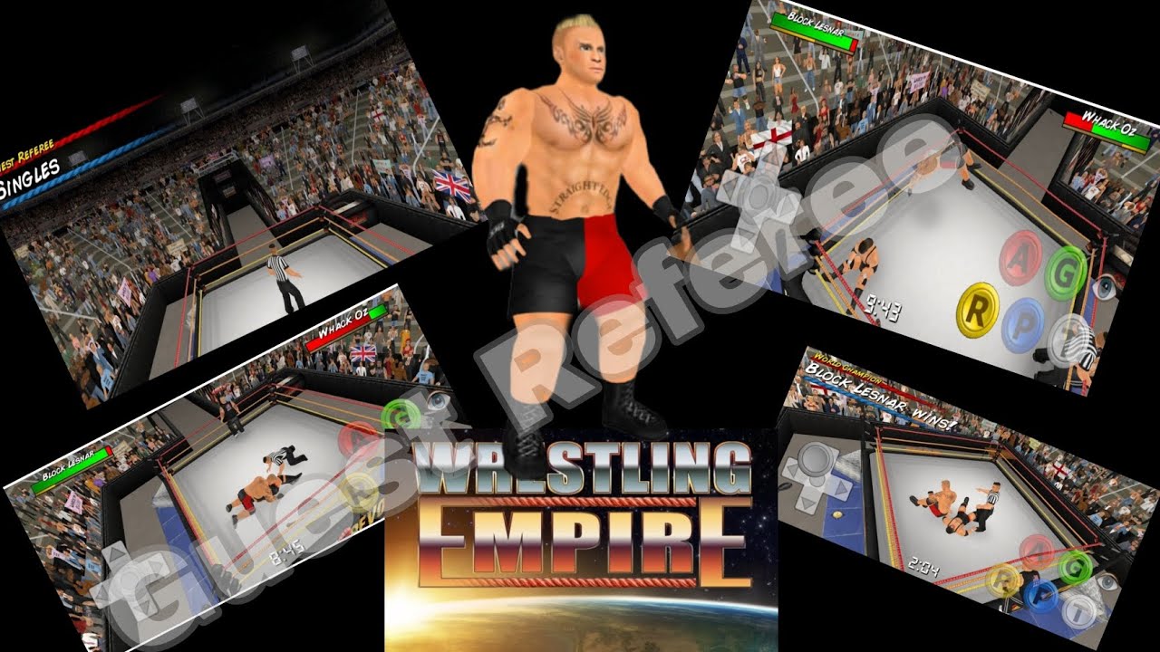 Brock Lesnar vs Whack Oz | Guest Referee Match | Wrestling Empire - YouTube