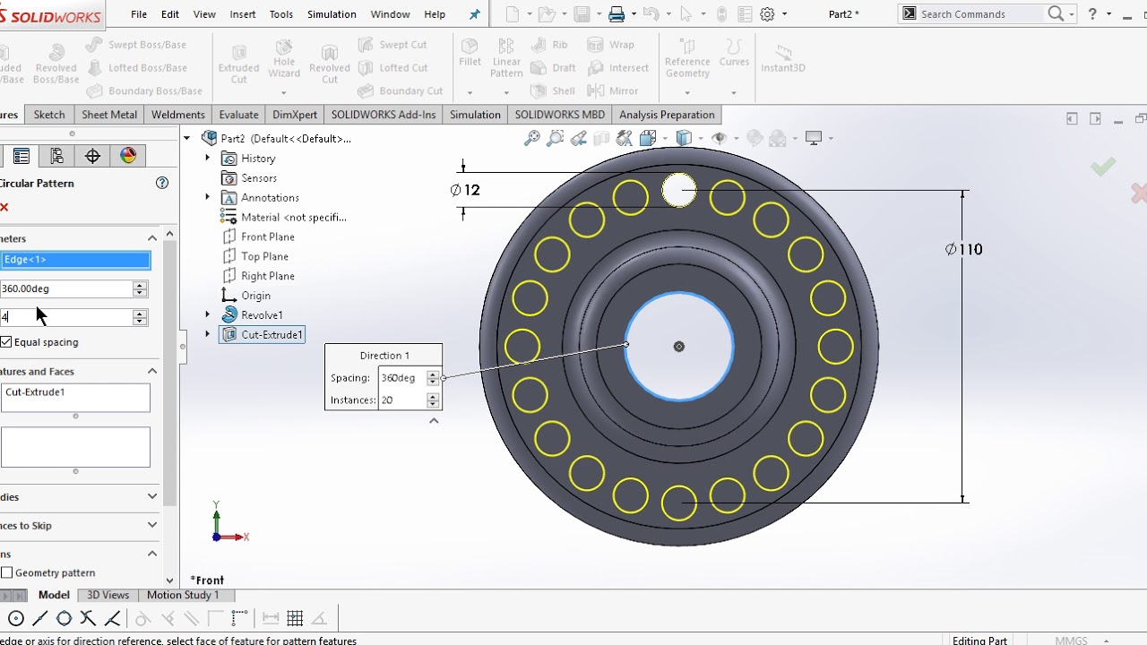 Circular Plate In Solidworks YouTube circular-plate-in-solidworks-youtube