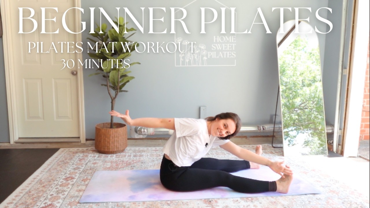 30-Minute Beginner Mat Pilates | Full Body Workout at Home - YouTube