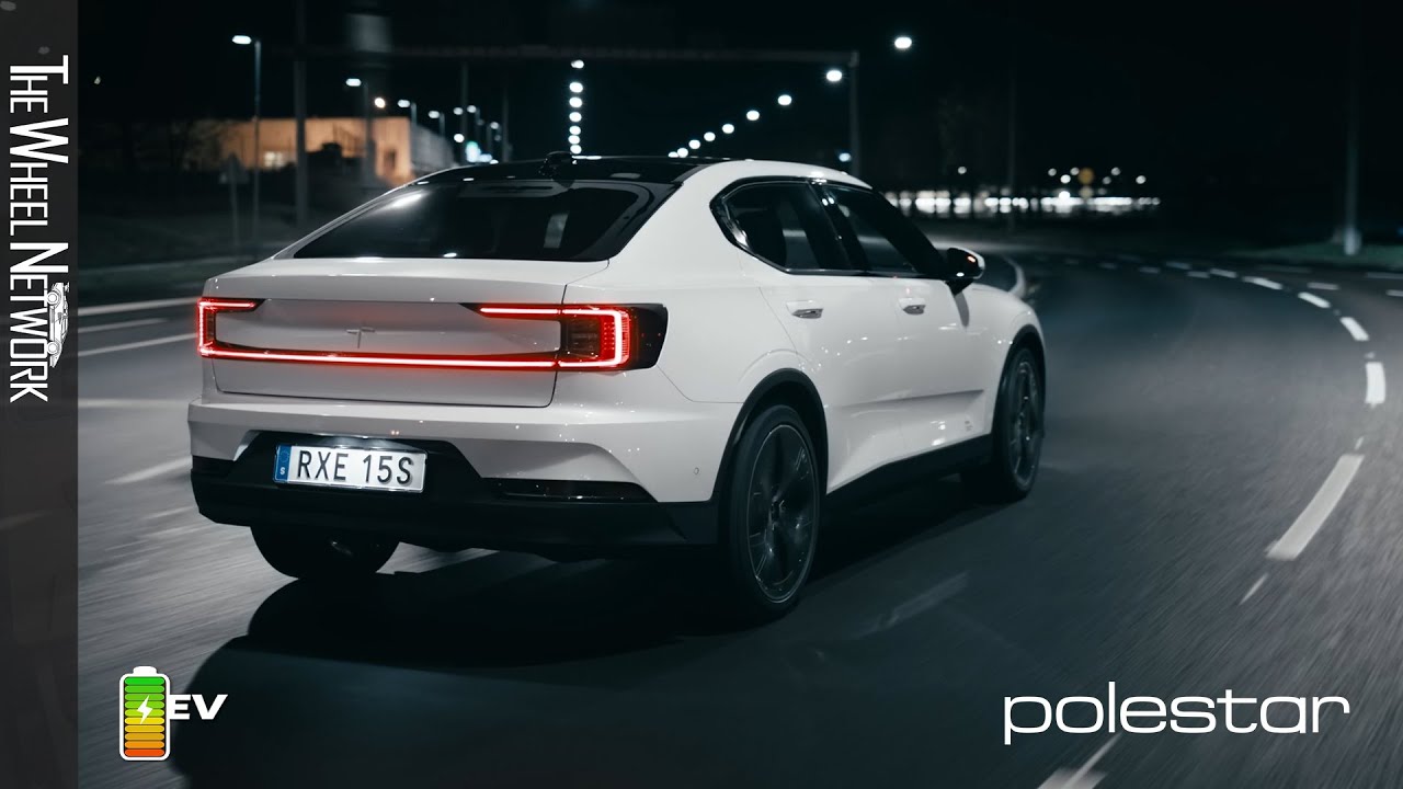 Polestar 2 lighting and Active High Beam - YouTube