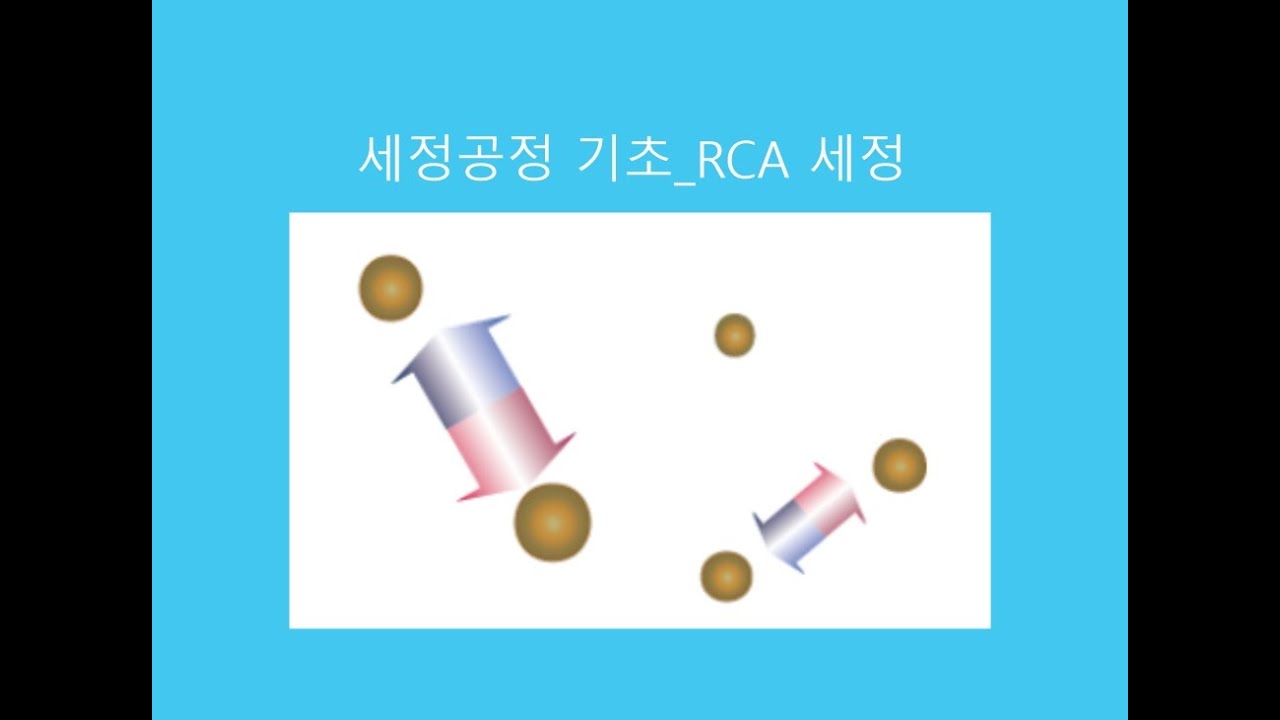 세정공정 기초 RCA 세정. Semiconductor, display process. Basic RCA cleaning ...