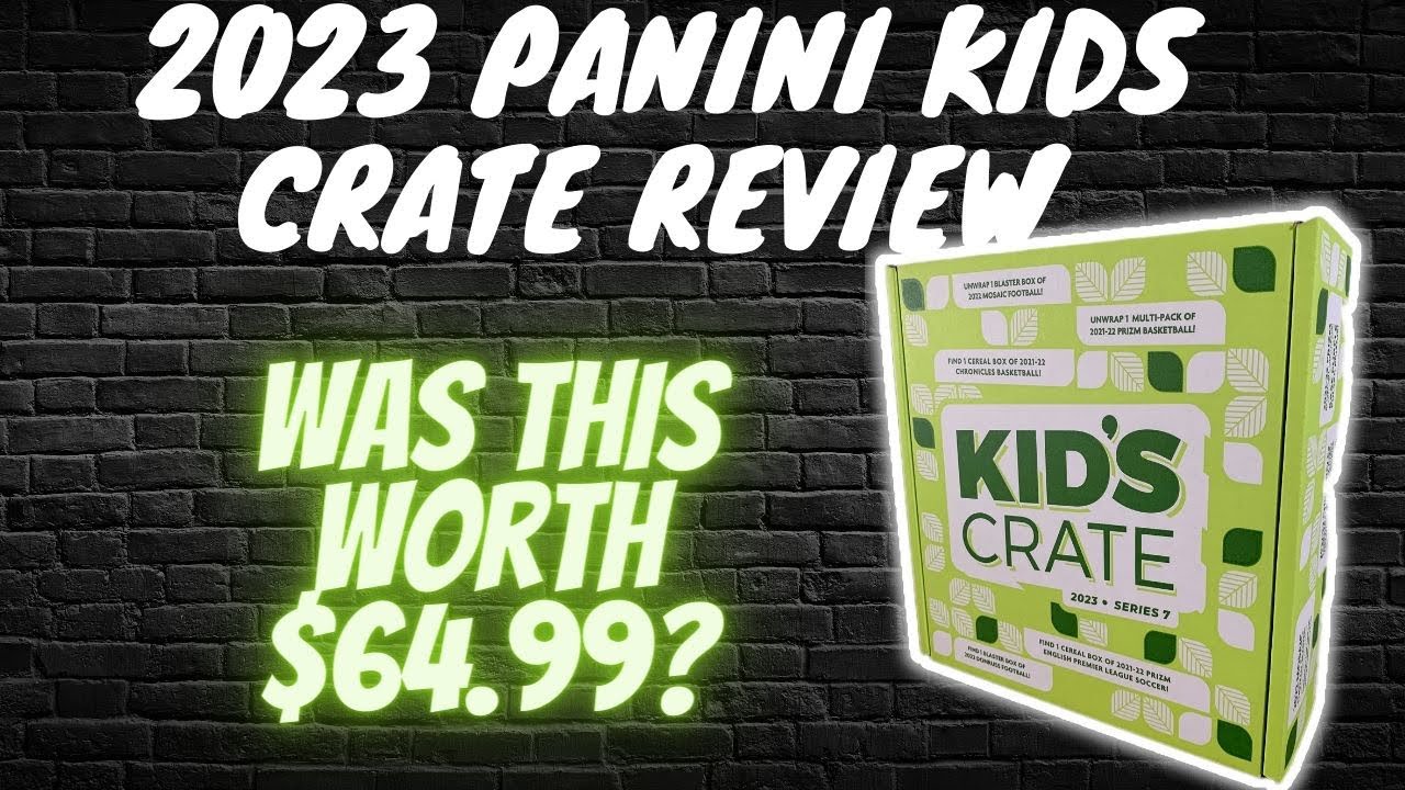 🚨2023 PANINI KIDS CRATE SERIES 7 REVIEW!🚨 ARE THESE WORTH $64.99? 🤔 ...