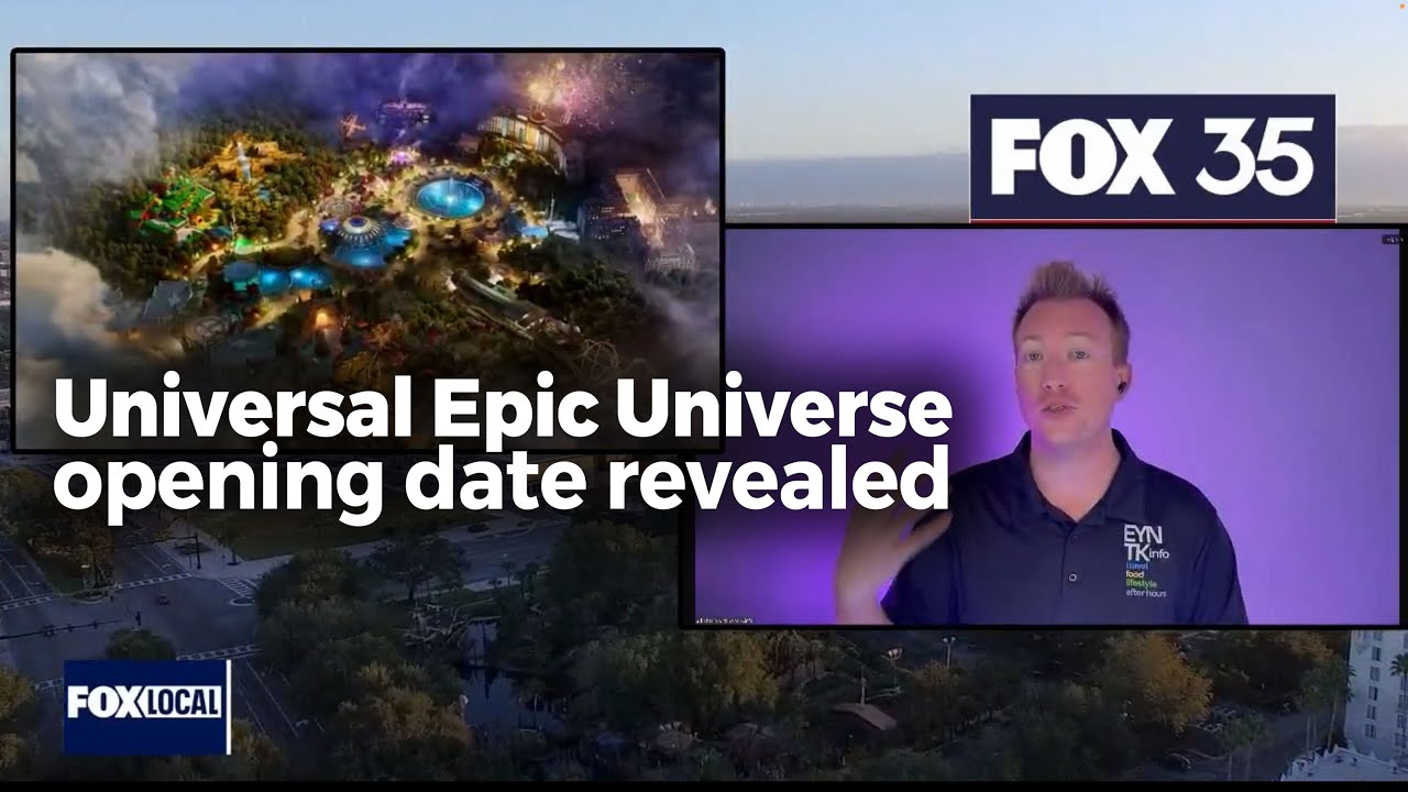Universal Epic Universe OPENING DATE REVEALED – @fox35 Orlando Parks ...