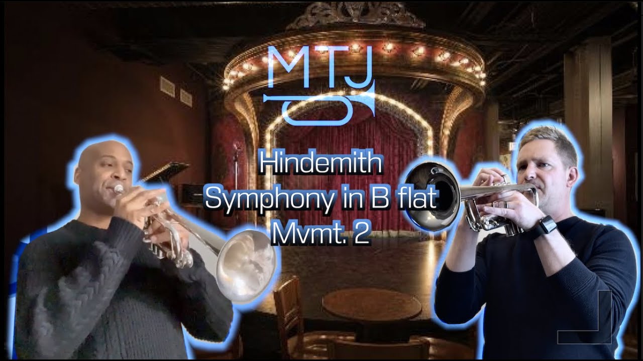 Hindemith Symphony for Band 2nd Movement - Trumpet Duet - YouTube