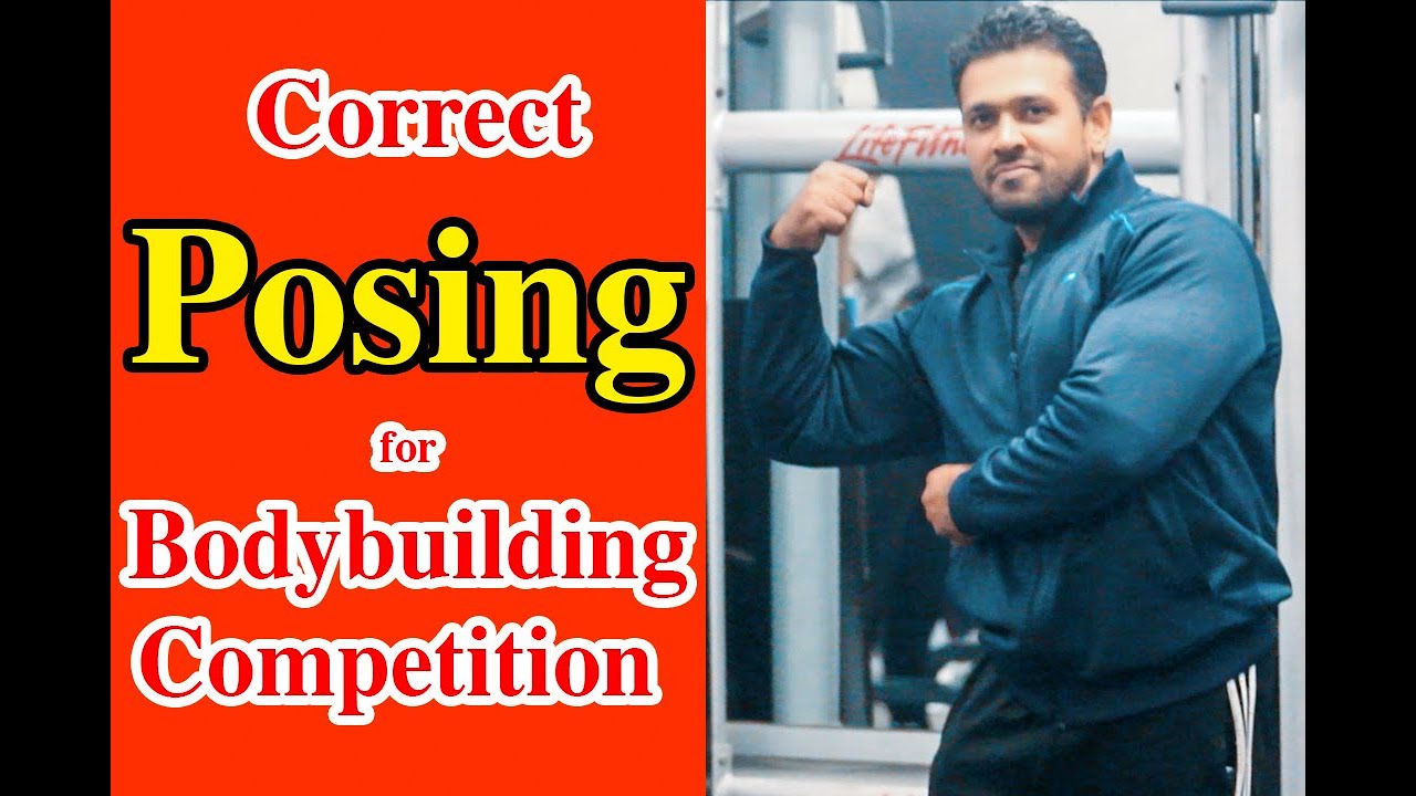correct posing for bodybuilding competition - YouTube