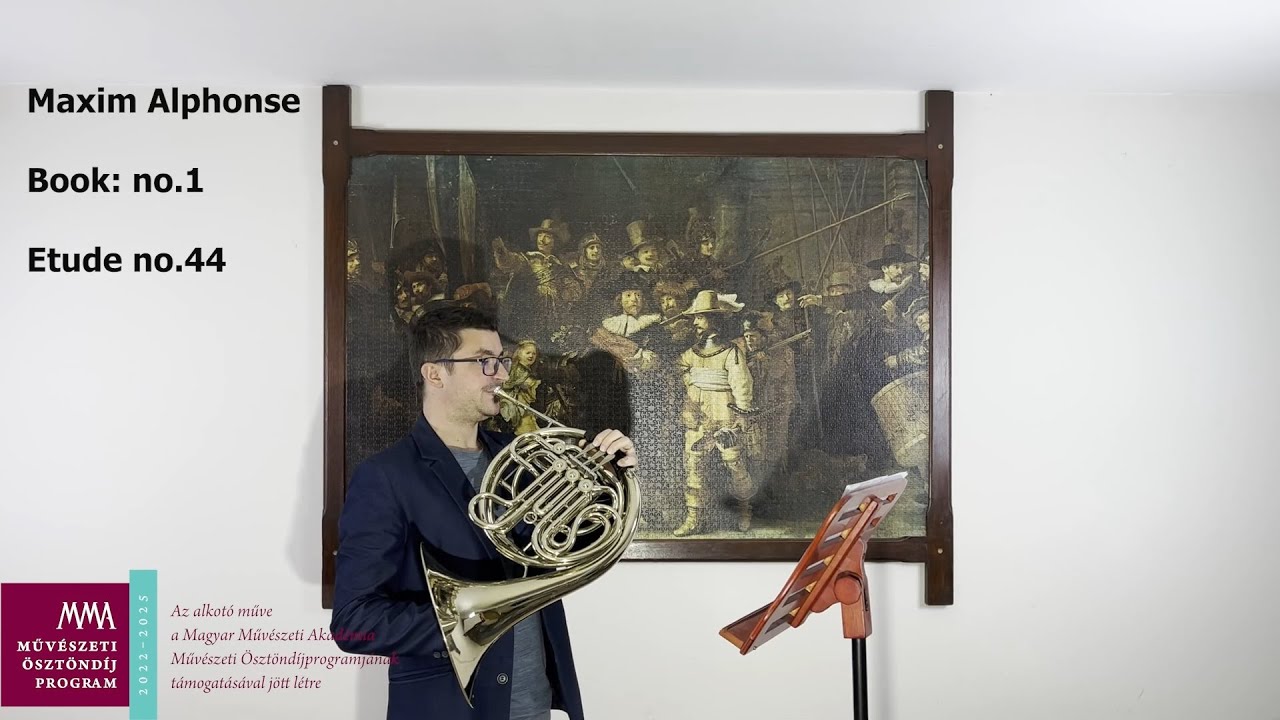 Maxime Alphonse: Book 1, Etude no.44 / Ferenc Farkas - Horn - YouTube