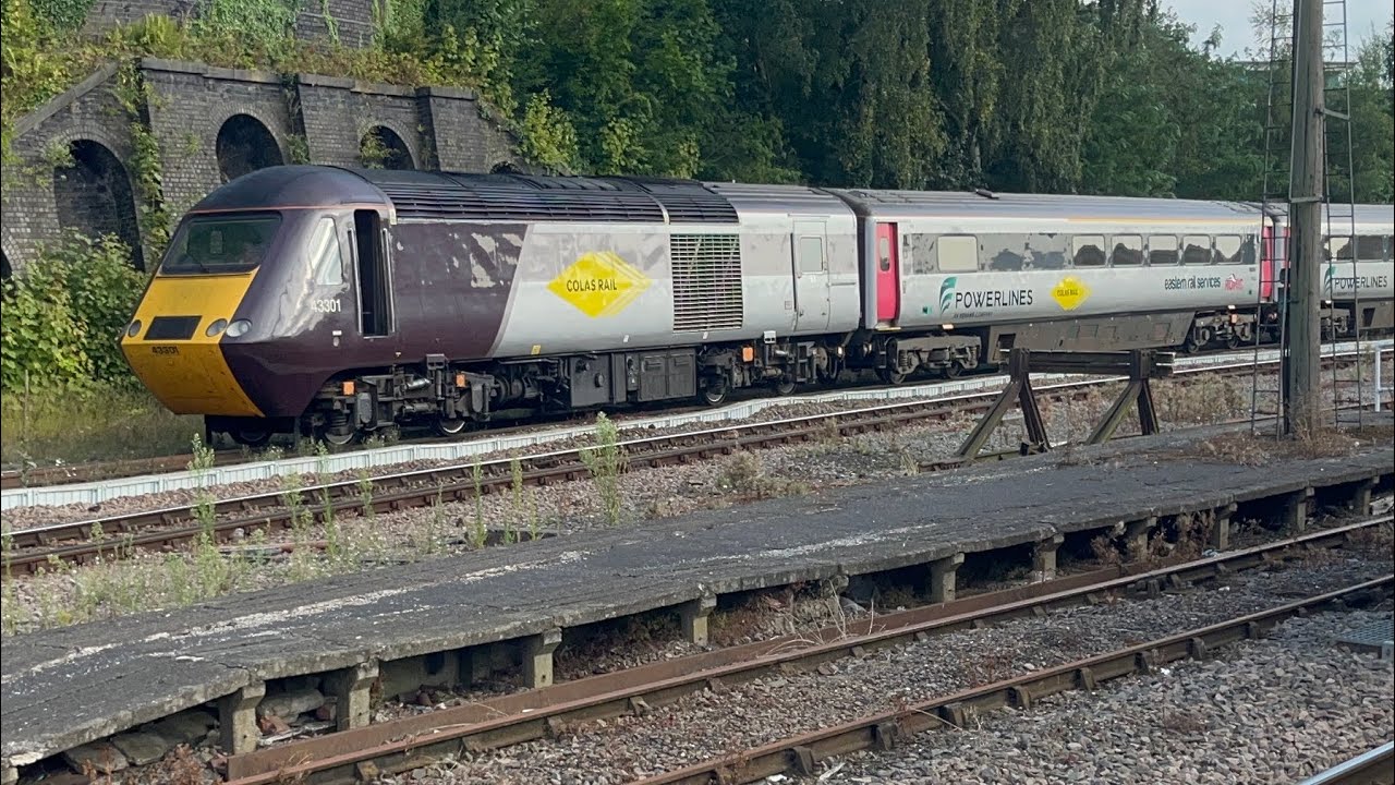 MML electrification train enters Leicester LIP at Leicester 29/08/2024 ...